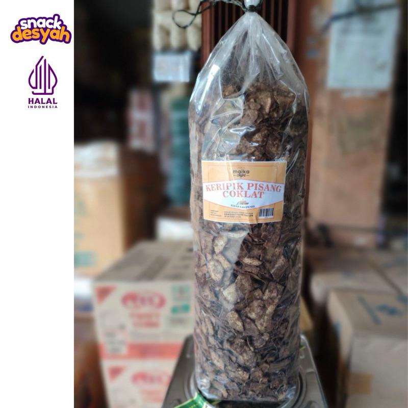 Jual KERIPIK PISANG COKLAT MAIKA ( 1 BALL 2 KG ) / MAIKA CHIPS / KHAS ...