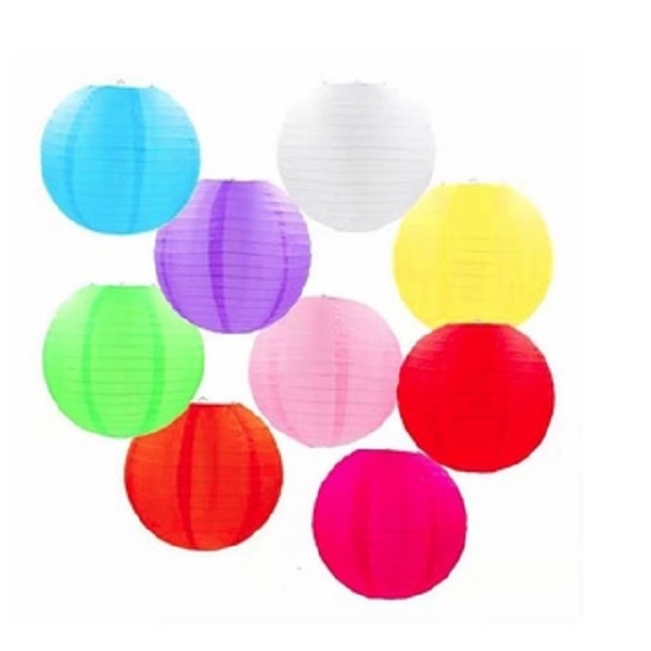 Jual Lampion Kain Polos Lampion Warna Warni Lampion Dekorasi Pesta ...