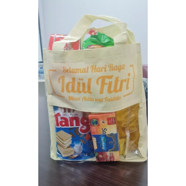 Jual Tas Lebaran Idul Fitri Bisa Custom Sablon Kombinasi Mika ...