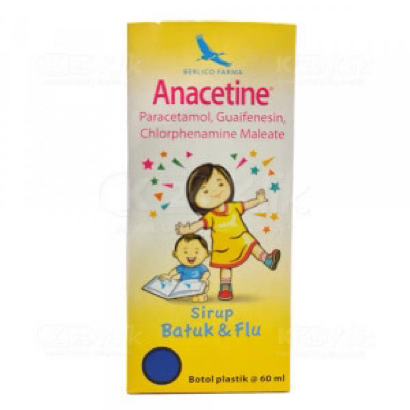Jual anacetine syrup batuk dan flu 60 mL | Shopee Indonesia