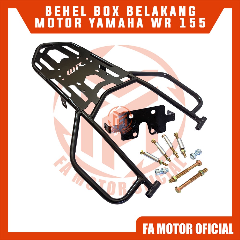 Jual Behel Belakang Yamaha WR155 WR 155 Bracket Belakang Untuk Menaruh ...