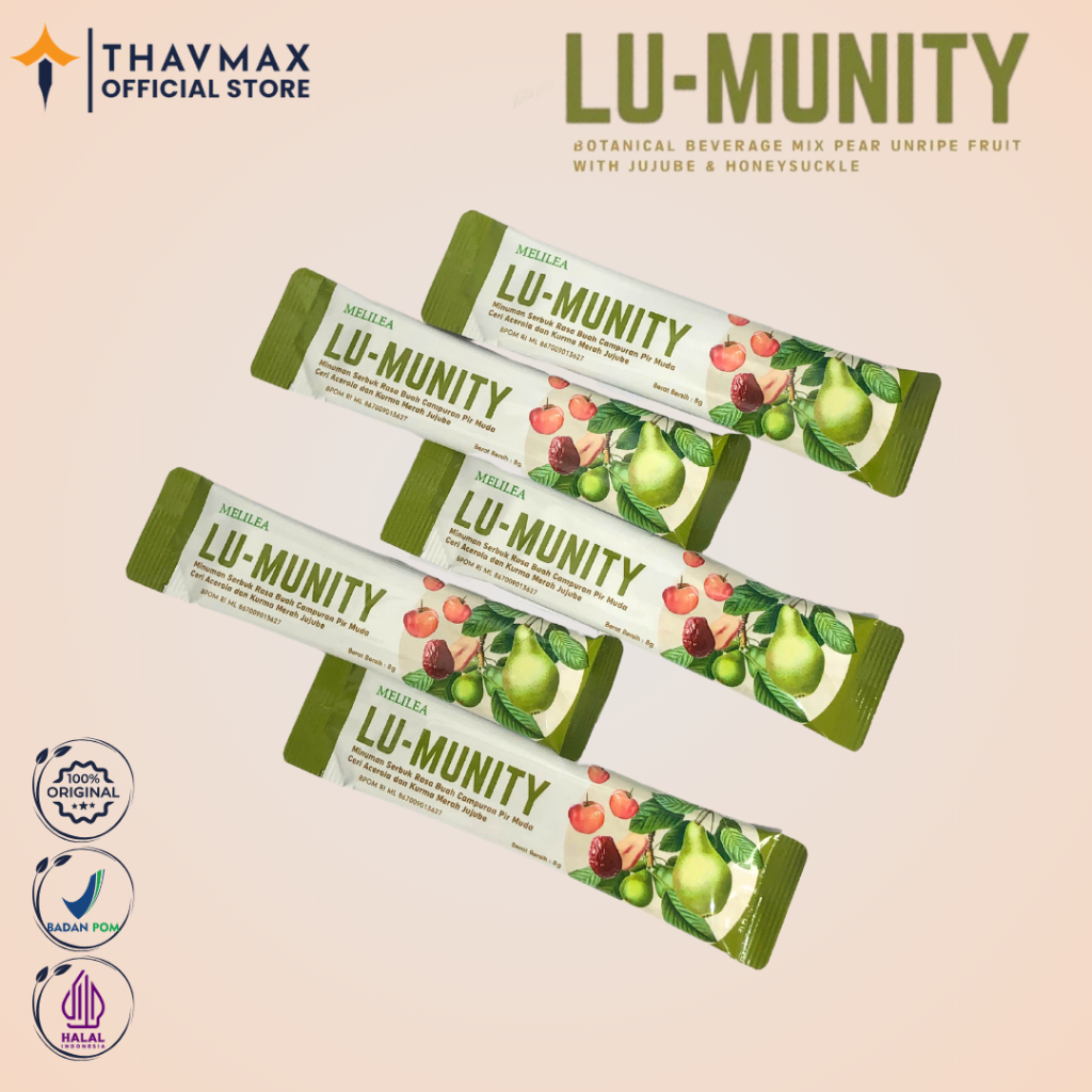 Jual Minuman Booster Serbuk MELILEA LU-MUNITY Eceran 5 sachet Rasa Buah ...