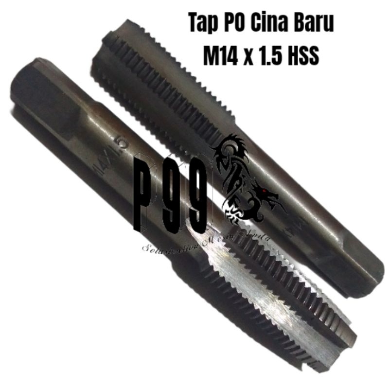 Jual Hand Tap untuk lubang baut oli oversize M14 × 1.5 hss hand tap m14 ...
