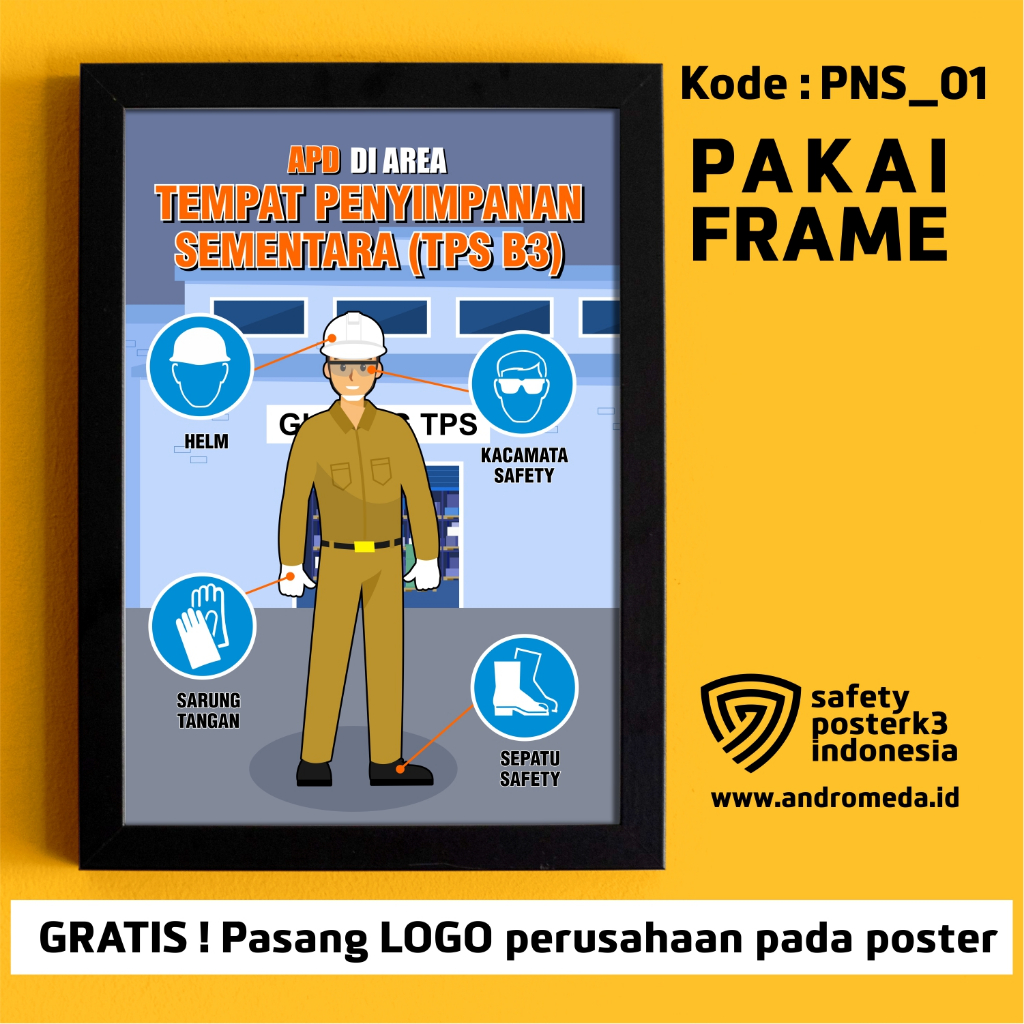 Jual Safety Poster K3: ADP di Area TPS Tempat Penyimpanan Sementara ...