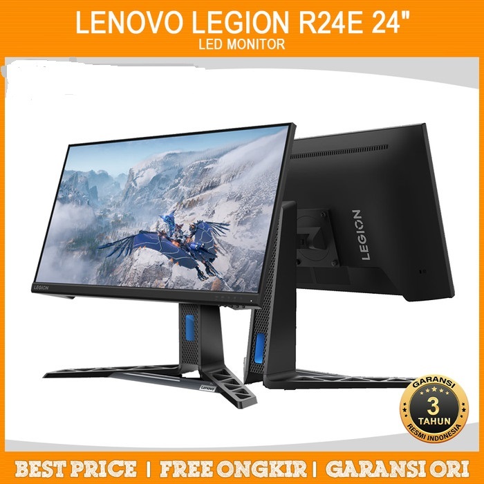 Jual LED LENOVO LEGION R24e 24" IPS 180Hz 0.5ms Ergonomics Monitor ...
