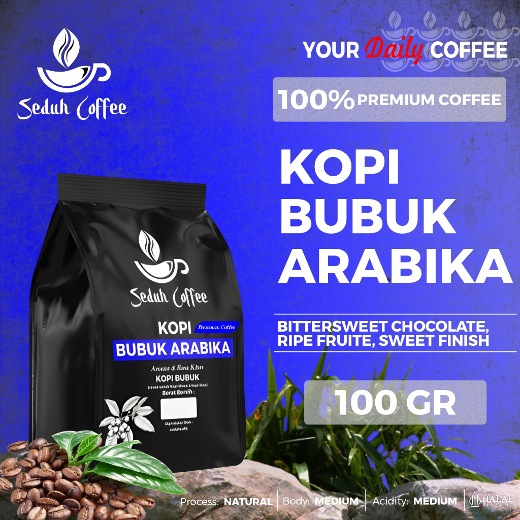 Jual SEDUH- Bubuk Kopi Bubuk Arabika Aroma & Rasa Khas | Shopee Indonesia