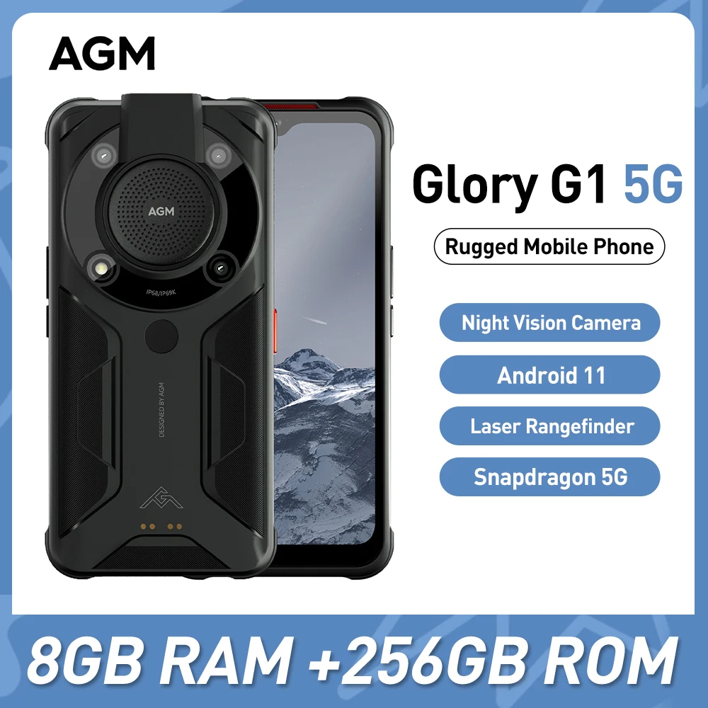 Jual AGM Glory G1 SE / G1 / G1 PRO 5G Rugged Smartphone 8GB+256GB 6200mAh Night Vision Thermal ...