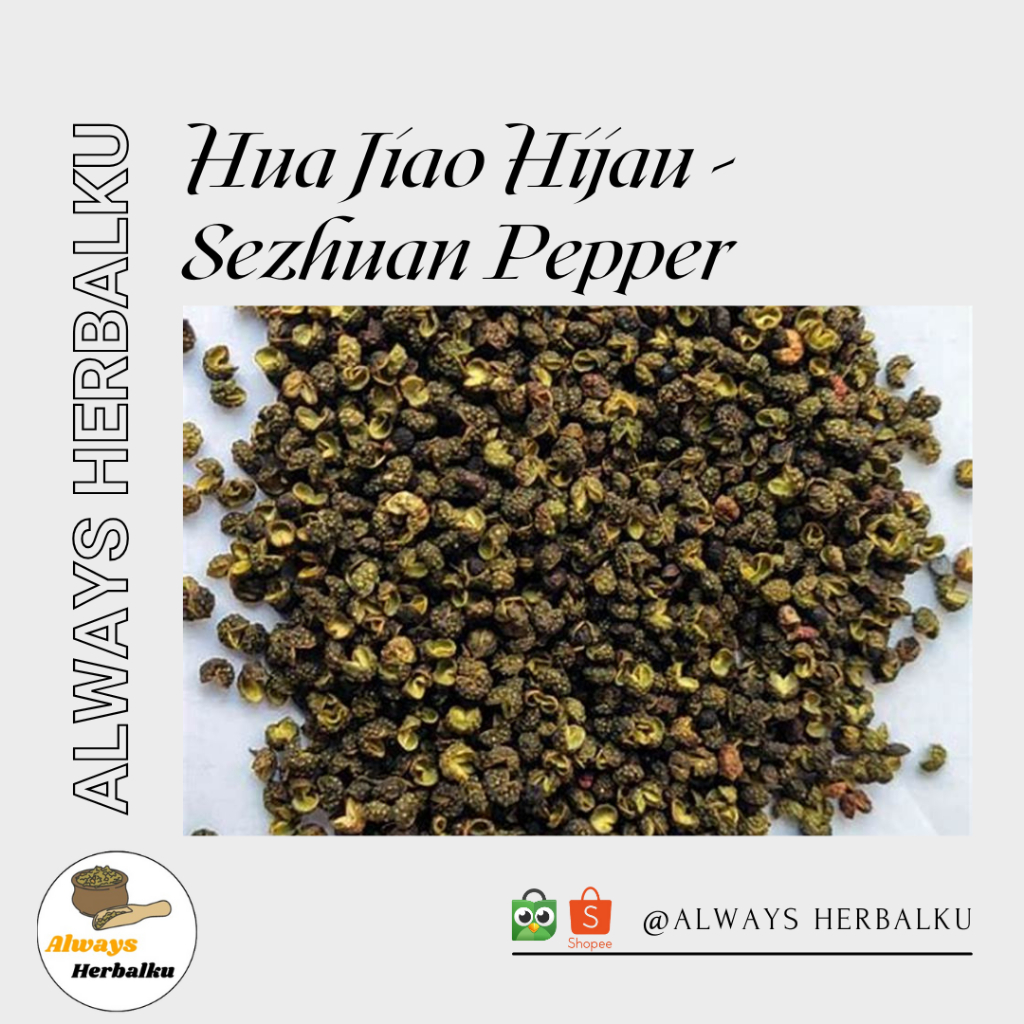 Jual Hua jiao hijau / Sze chuan / Pepper corn / Si chuan / Biji mala ...