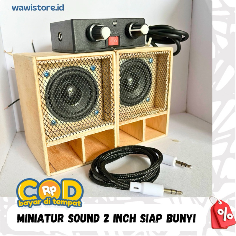 Jual Paket Sound Miniatur 2 inch Siap Bunyi Miniscoop | Shopee Indonesia