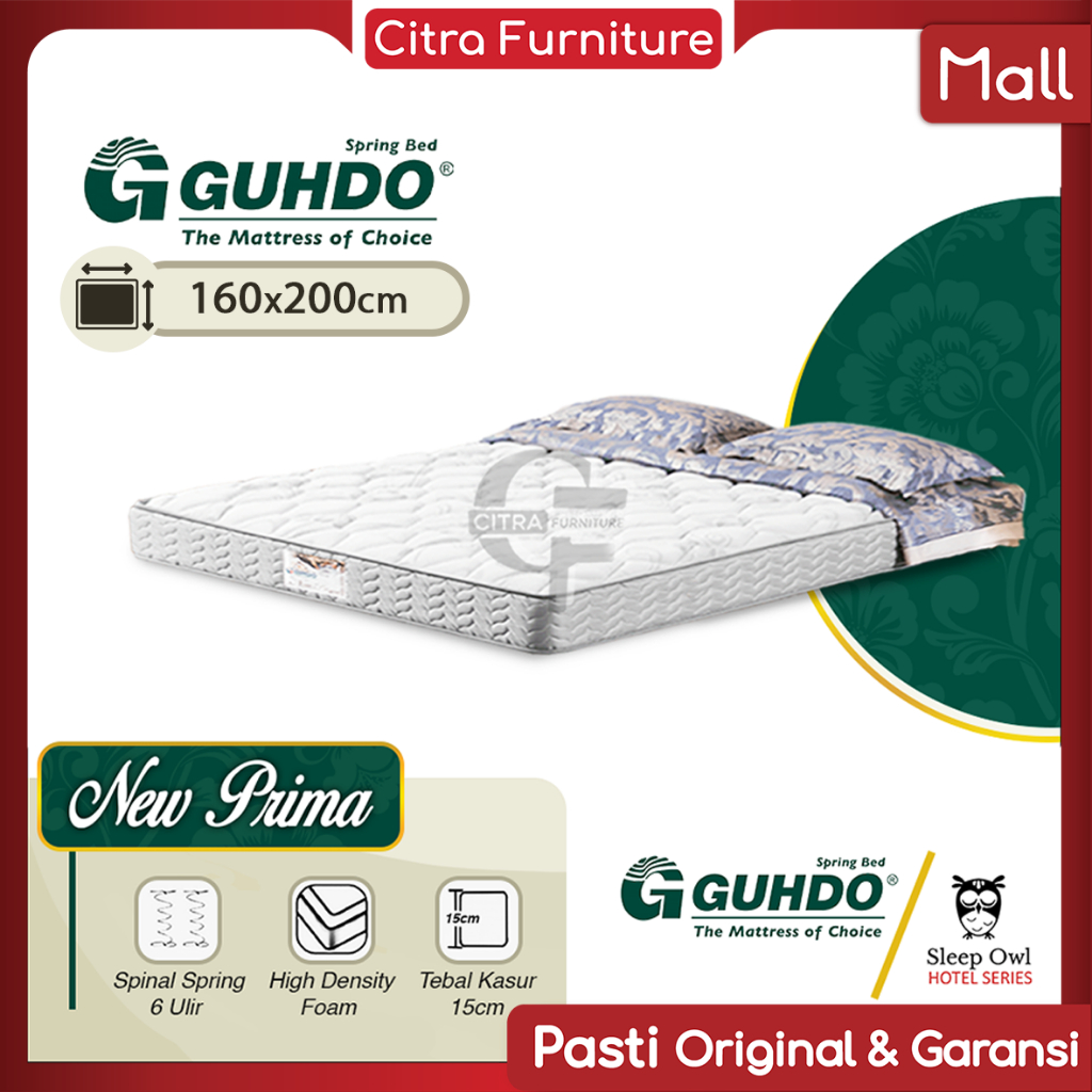 Jual Citra Furniture Guhdo Springbed New Prima 160x200x15 - Hanya matras | Gudho Spring bed ...