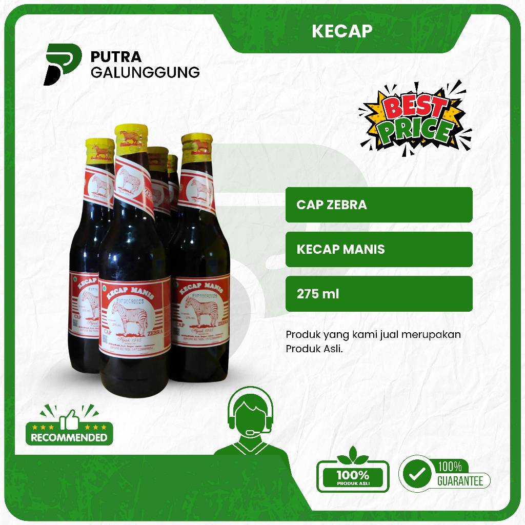 Jual Kecap Manis Cap Zebra 275 Ml | Shopee Indonesia