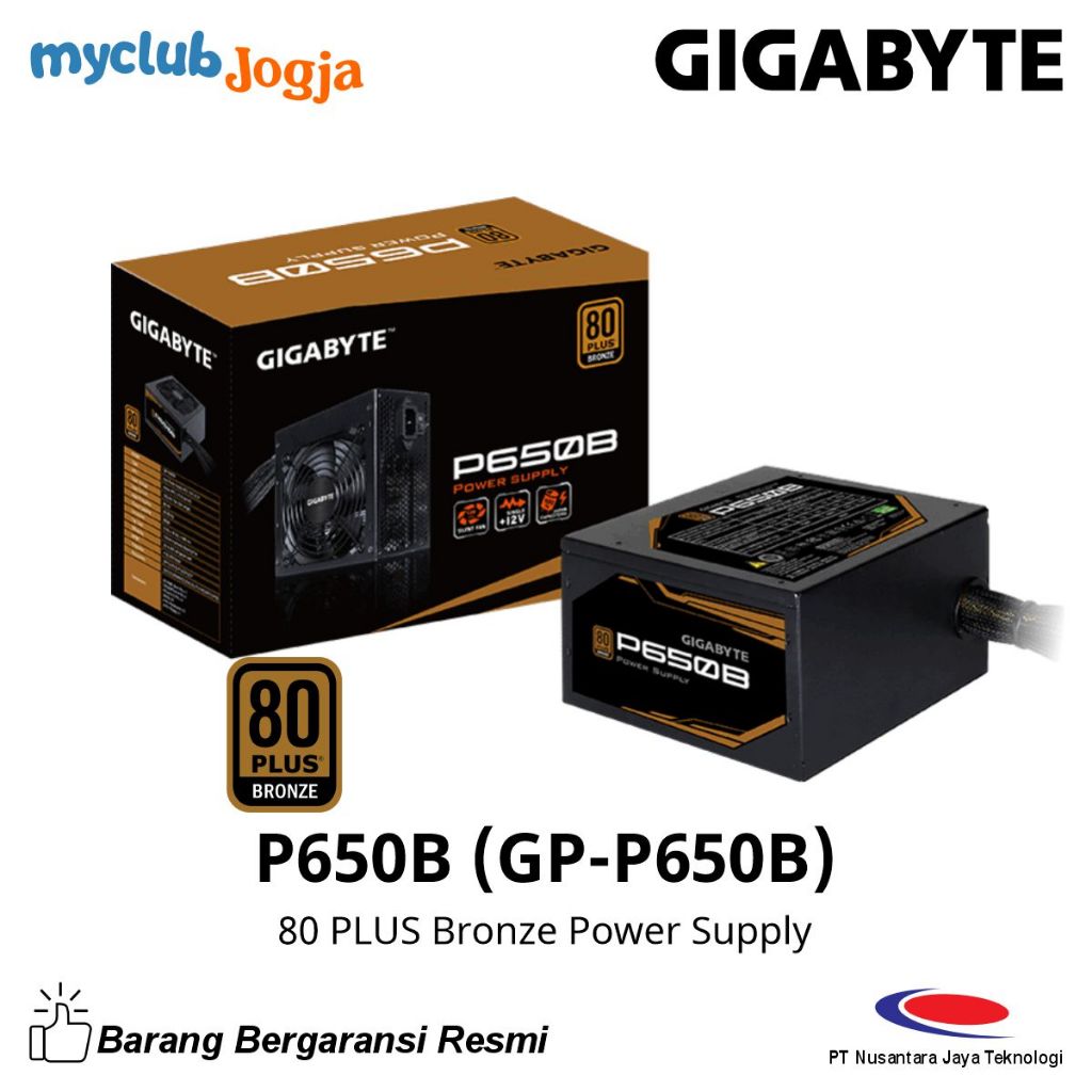 Jual PSU 650 Watt GIGABYTE P650B 650W 80 PLUS Bronze GP-P650B | Shopee ...