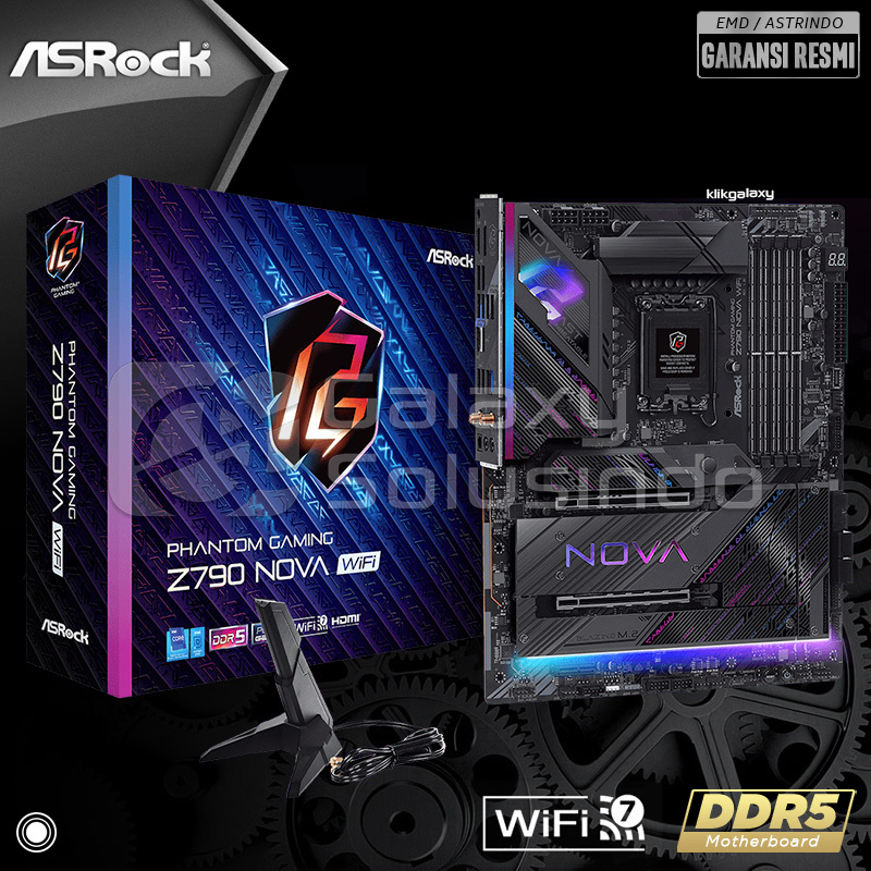 Jual Asrock Z790 PG PHANTOM GAMING NOVA WIFI DDR5 - Intel Z790 DDR5 Raptor Lake Motherboard ...