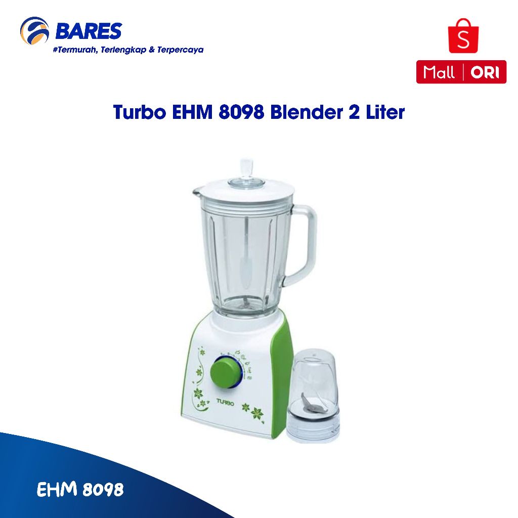 Jual Turbo EHM 8098 Blender 2 Liter | Shopee Indonesia