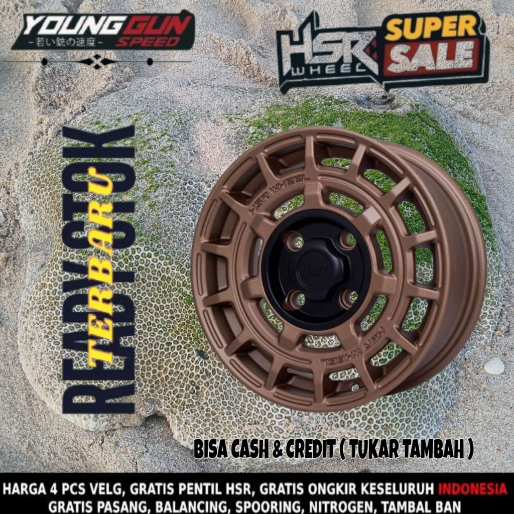Jual Velg avanza xenia livina ring 14 pelek hsr r14 mentawai bronze ...