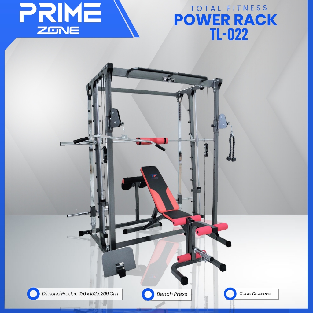Jual Power Rack Multifungsi TL-022 Original Total Health Gym | Shopee ...