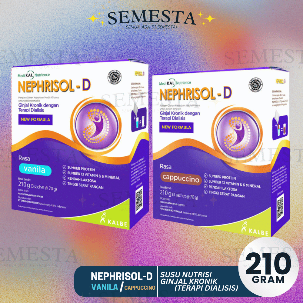 Jual NEPHRISOL D 210 gram Vanila/Cappuccino - Nutrisi Khusus Pasien ...