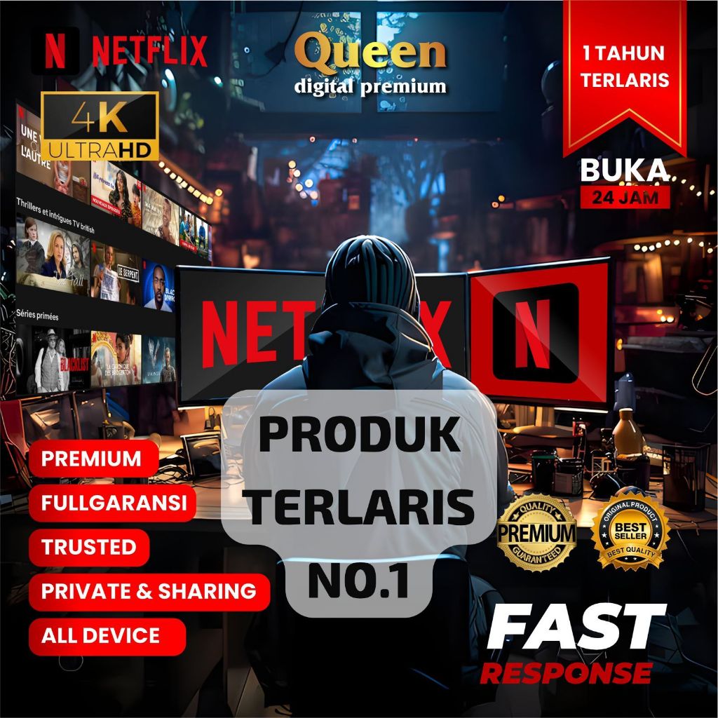 Jual NETFLIXXX PREMIUM PRIVATE SHARING 1 BULAN - 1 TAHUN 4K ULTRA HD FULL GARANSI ANTI HOLD ...