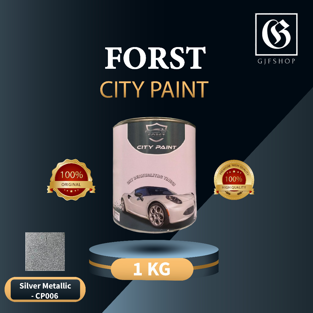 Jual Cat Duco NC Silver Metallic FORST City Paint 1kg High Quality ...