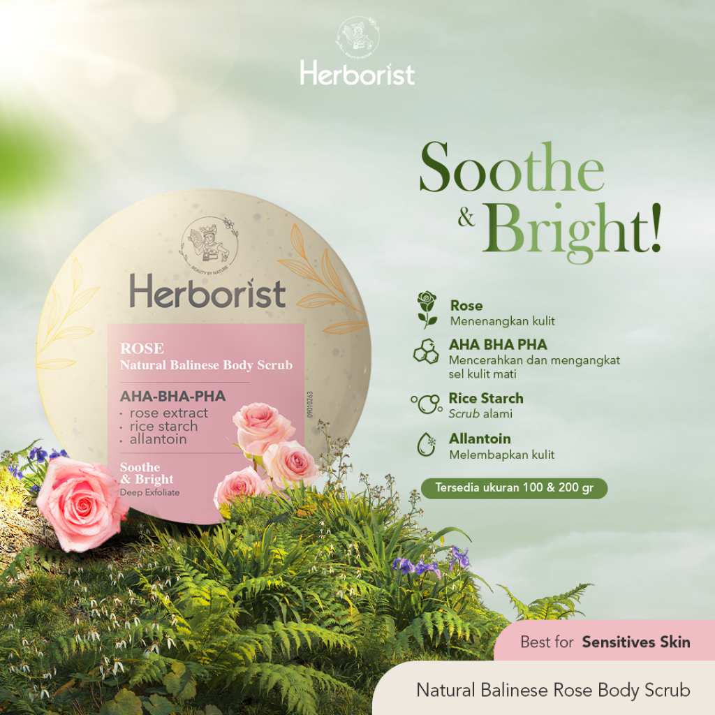 Jual Herborist Natural Balinese Body Scrub AHA-BHA-PHA 100gr/200gr ...