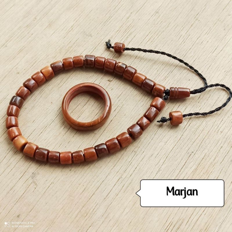 Jual Gelang koka motif marjan 33 butir sepaket + cincin | Shopee Indonesia