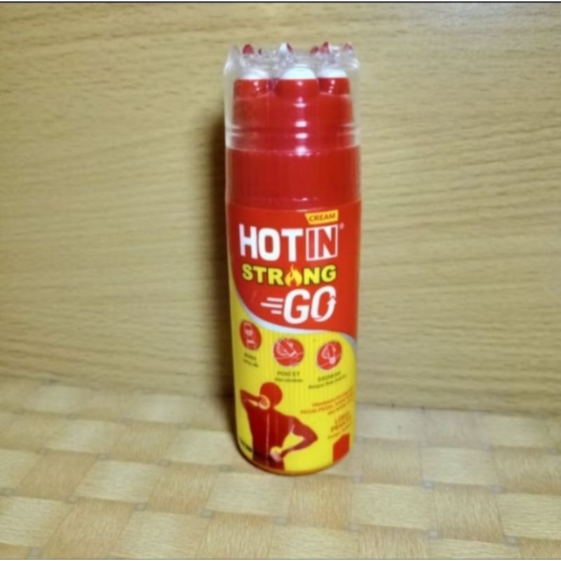 Jual Hot in cream go strong 120gr untuk meringankan pegal,sendi,otot ...