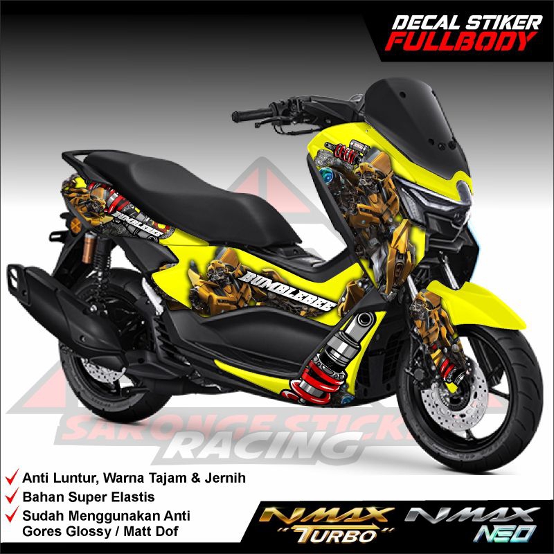Jual decal sticker variasi motor yamaha nmax turbo terbaru new 2024 ...