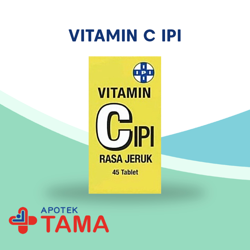 Jual Vitamin C IPI Botol Isi 45 Tablet | Shopee Indonesia