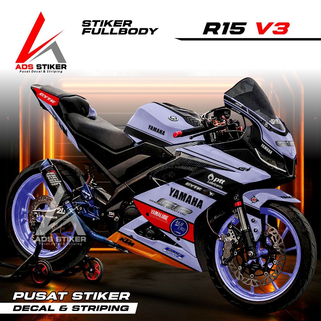 Jual Decal Stiker R15 V3 Full Body - Striping Motor R15 V3 - Decal R15 ...