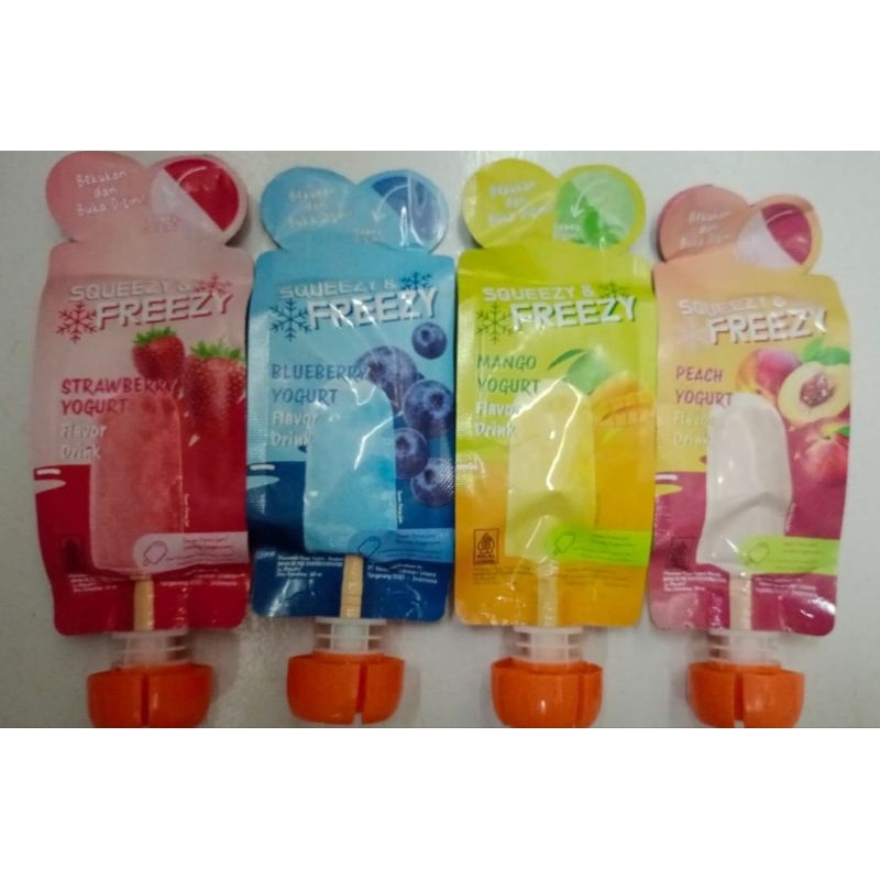 Jual SQUEEZY & FREEZY YOGURT 65ml | Shopee Indonesia