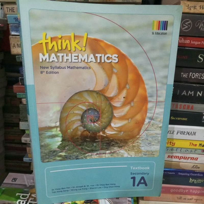 Jual think mathematics textbook 1a new syllabus mathematics 8th edition ...