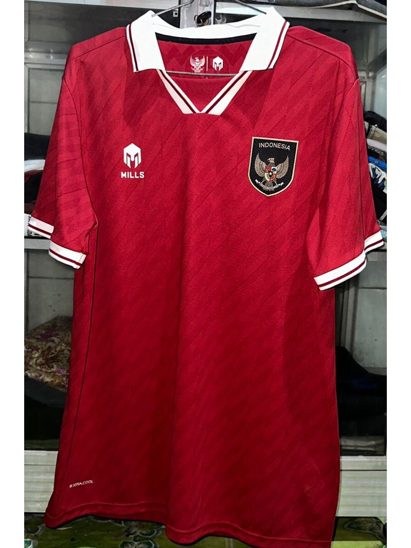 Jual Jersey Timnas Home Original Mills | Shopee Indonesia