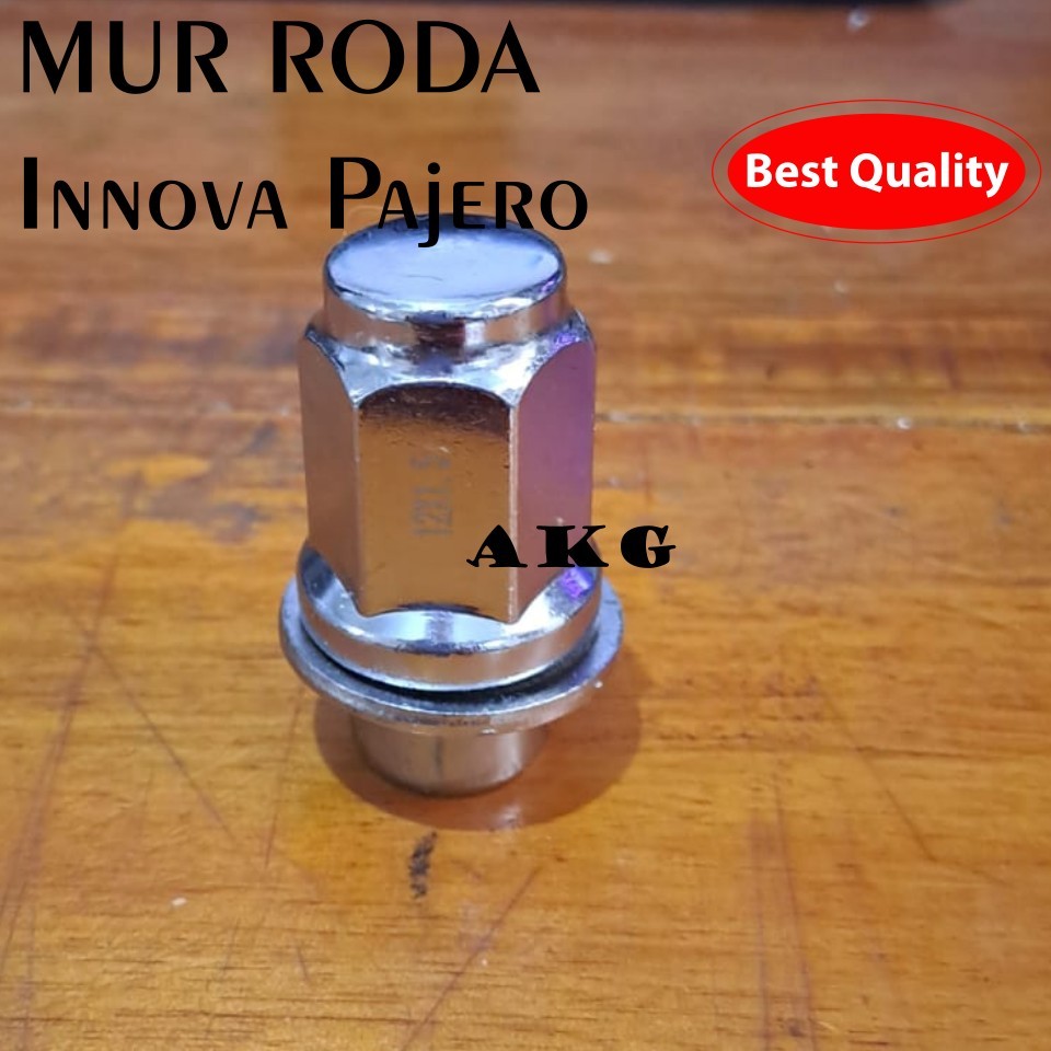 Jual [1 biji] NUT RACING - MUR RACING - MUR BAUT RODA INNOVA / FORTUNER ...