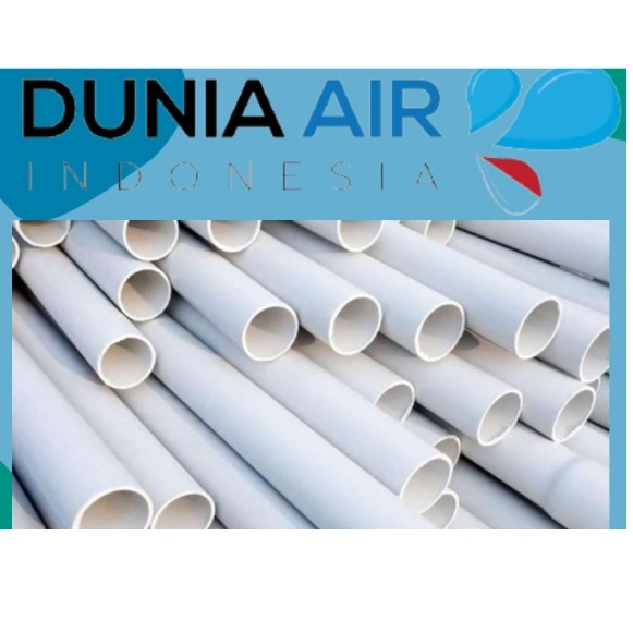 Jual Pipa Pvc 1 1/2"Inch Aw Putih Merk Dunia Panjang 5,5 Meter Per Batang | Shopee Indonesia