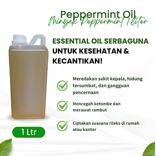 Jual Peppermint Oil/ Minyak Peppermint 1 liter | Shopee Indonesia