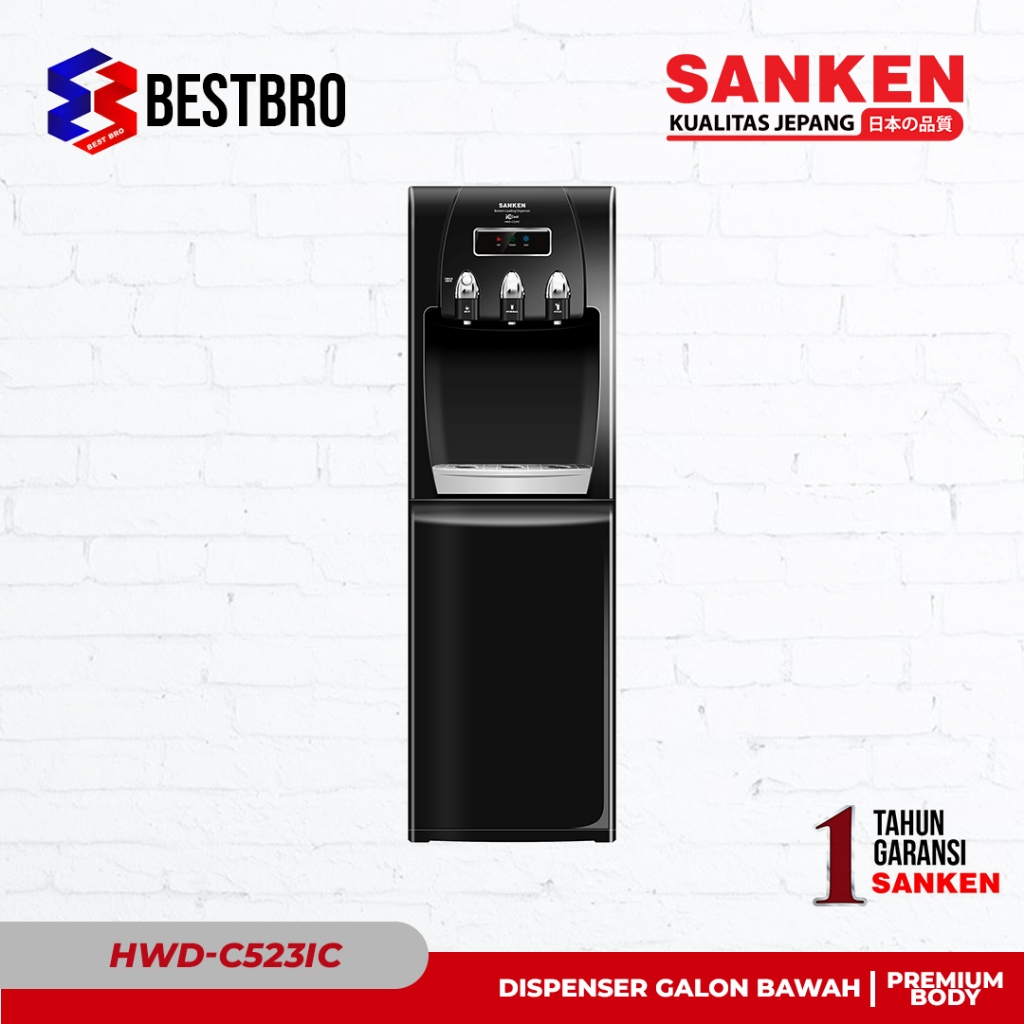 Jual Sanken Dispenser Galon Bawah HWD-C523IC Hitam | Shopee Indonesia