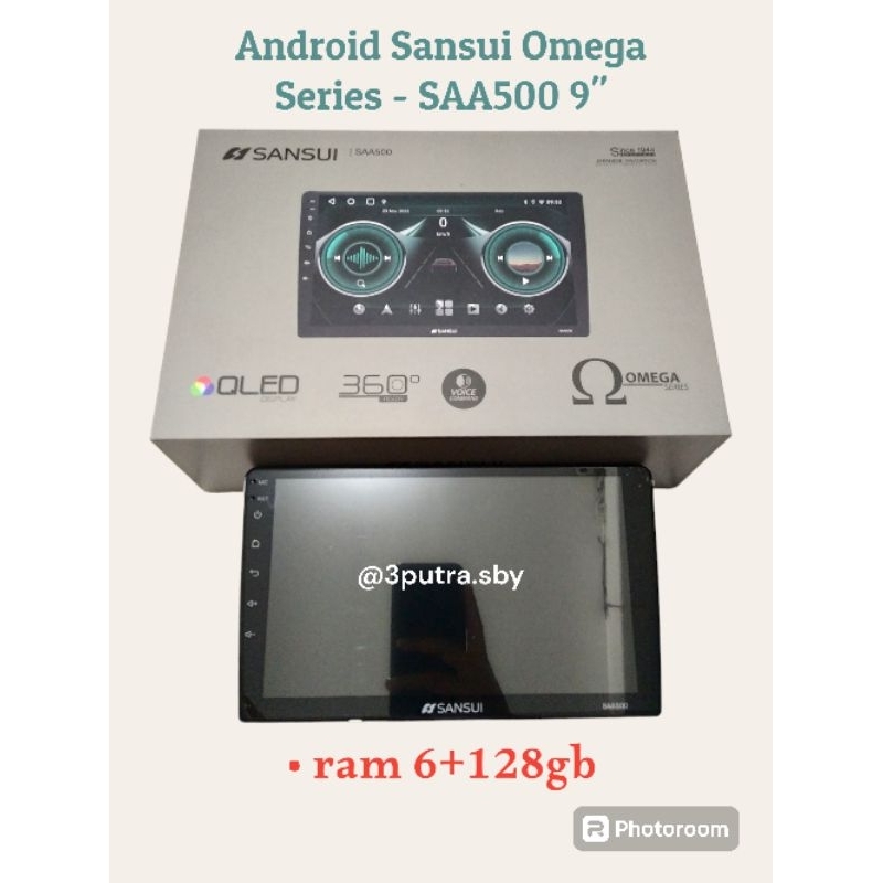 Jual Headunit Android Doubledin Sansui Omega Ram 6/128 Gb 9 Inch ...