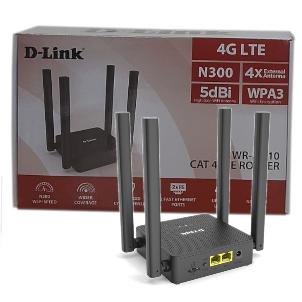 Jual D-Link DWR M910 Modem 4G LTE Wireless N 300Mbps Router - Failover ...