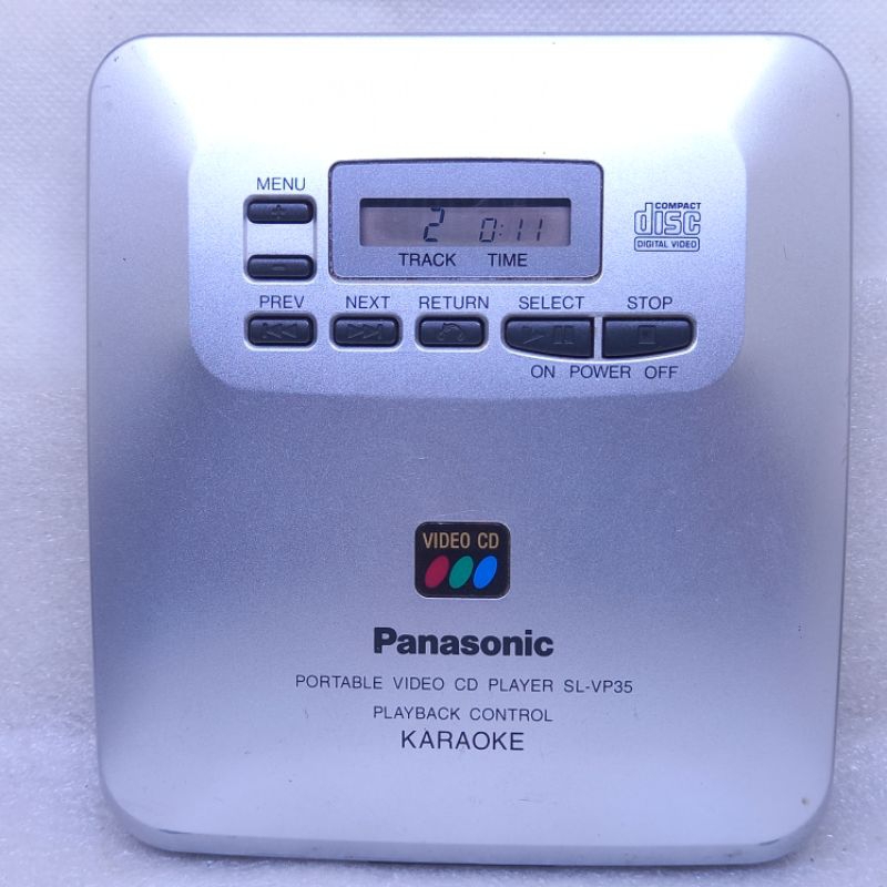 Jual Discman Panasonic SL-VP35 portable CD & VCD audio video player ...