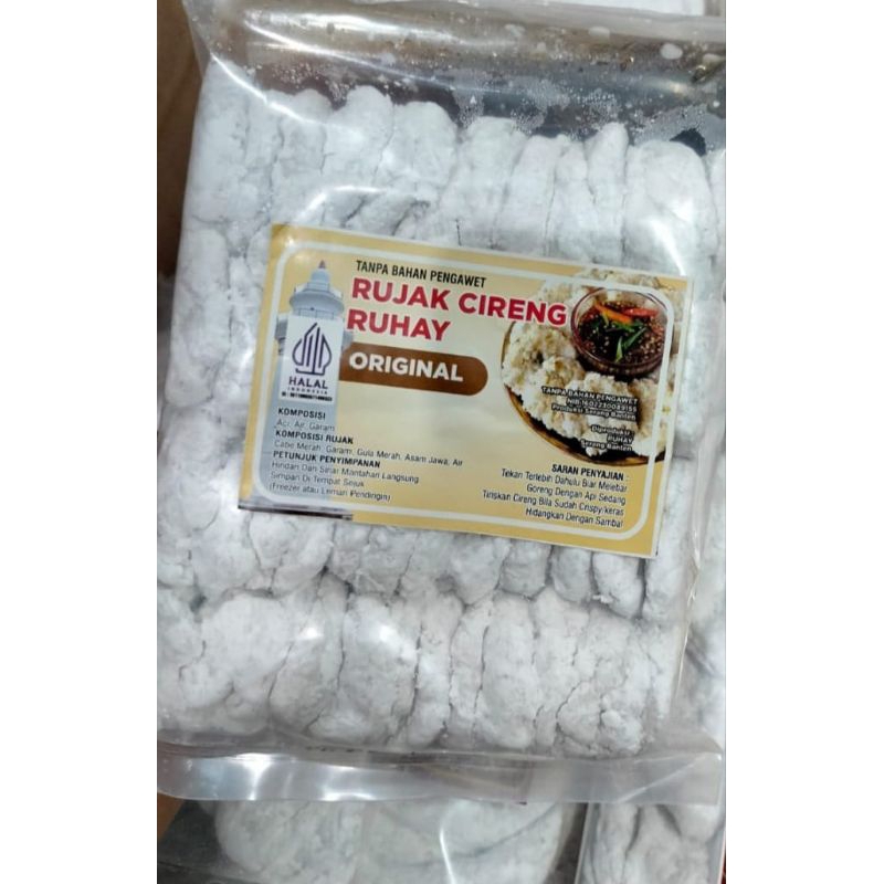 Jual RUJAK CIRENG BUMBU RUJAK RUHAY CEMILAN FROZEN FOOD 2 RASA ORIGINAL ...