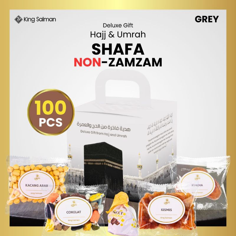 Jual PAKET SHAFA 100 PCS (NON ZAM-ZAM) - VARIAN GREY | OLEH-OLEH UMROH ...