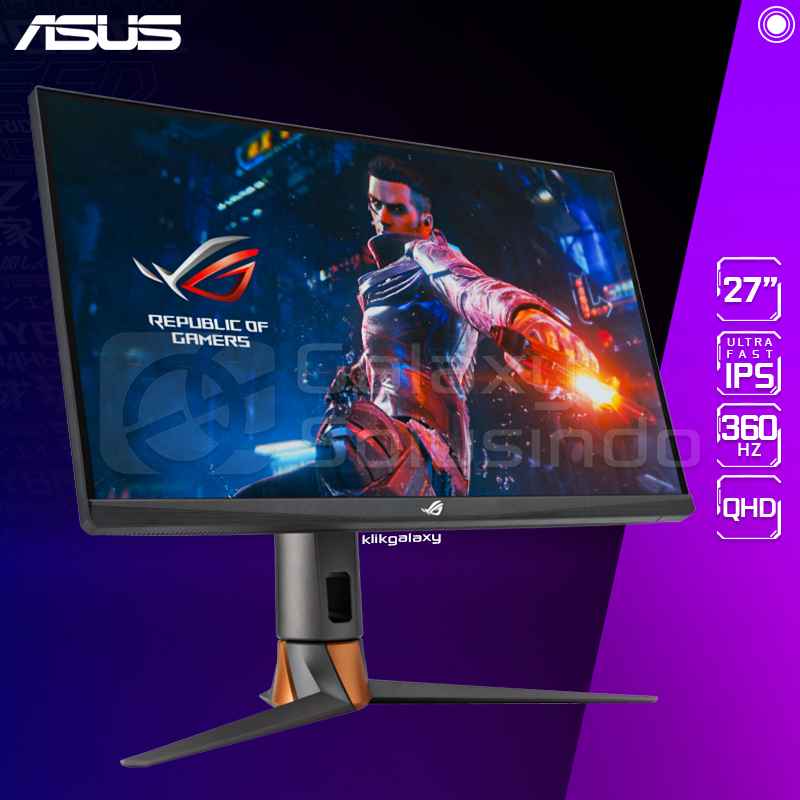 Jual ASUS ROG SWIFT PG27AQN 27" Ultra Fast IPS 2K QHD 360Hz Gaming Monitor | Shopee Indonesia