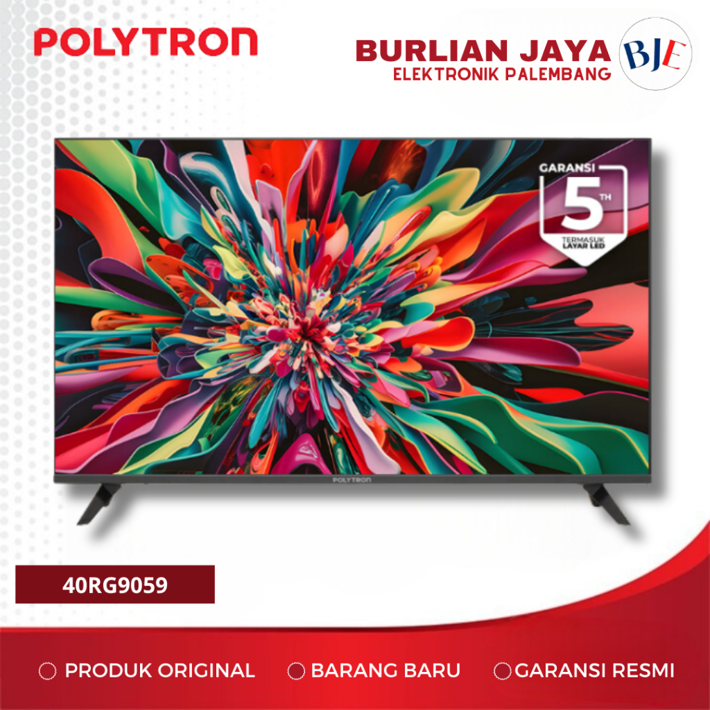 Jual TV 40 INCH POLYTRON 40RG9059 GOOGLE SMART TV LED TV 40" PALEMBANG ...