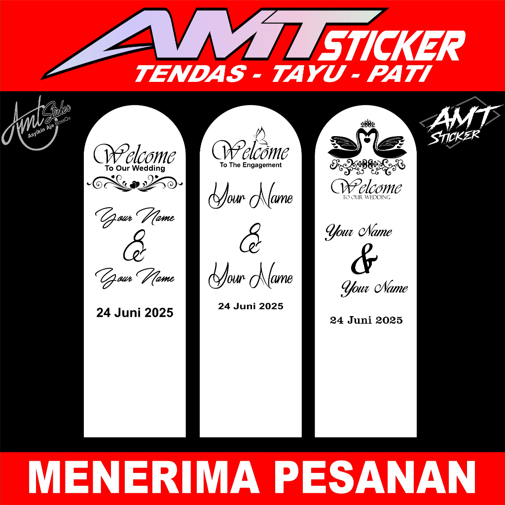 Jual Stiker Welcome Wedding Kaca - Sticker Wedding | Shopee Indonesia