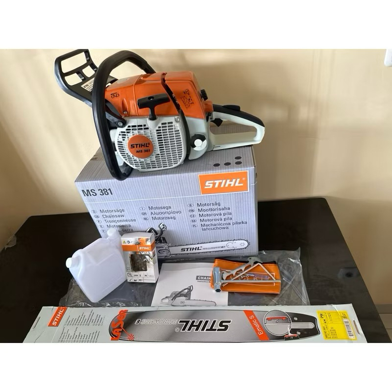 Jual Mesin Chainsaw MS 381 Komplit Bar 25 Inch Fullset | Shopee Indonesia