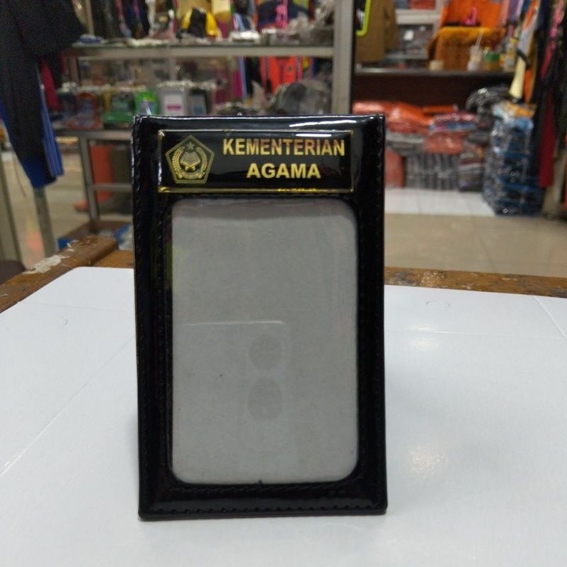 Jual Card Holder/Name Tag Card Saku Kementrian Agama (Kemenag) Dua Sisi ...