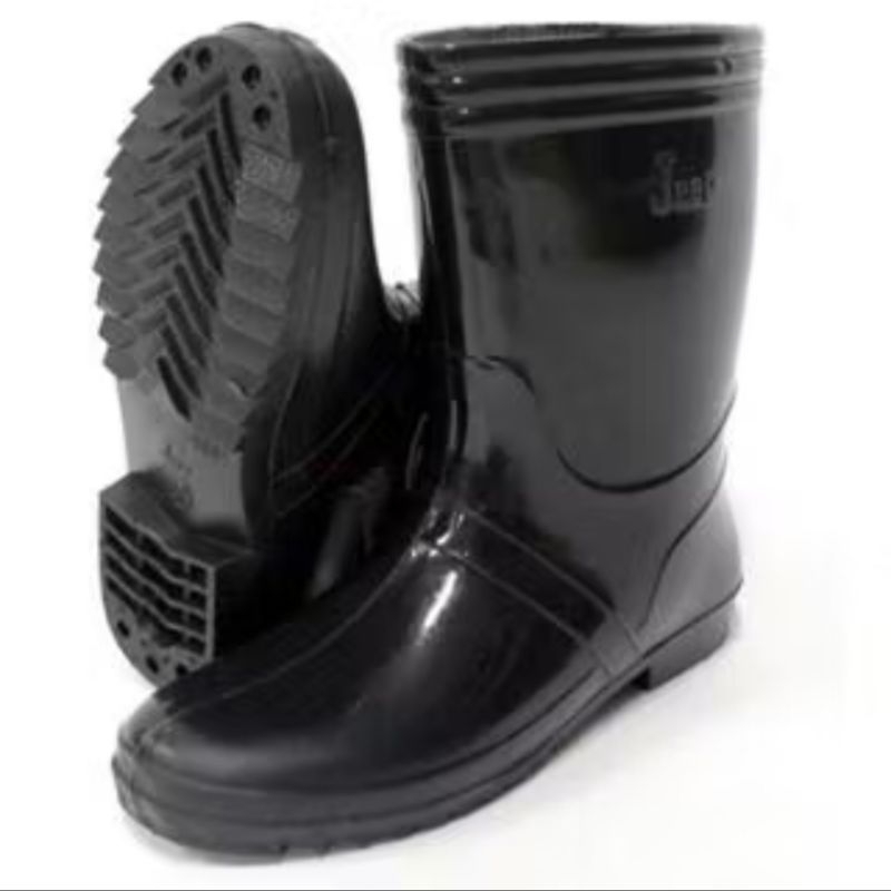 Jual Sepatu Boot Air Jeep 9001 Pendek Full Black Sepatu Perkebunan Dan ...