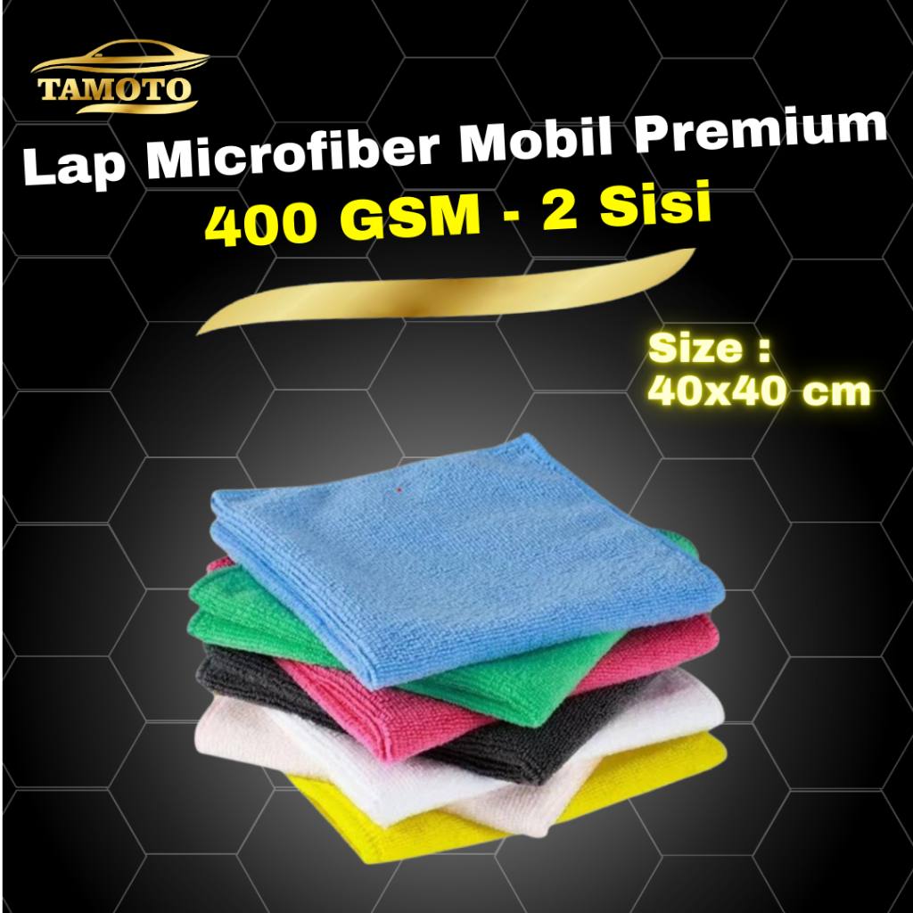 Jual Kain Lap Microfiber mobil dan motor premium / Lap Micro fiber ...