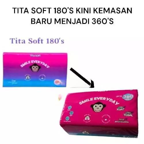Jual Tita Soft Facial Tissue 180 / 360 Sheets Tisue wajah tisu | Shopee ...