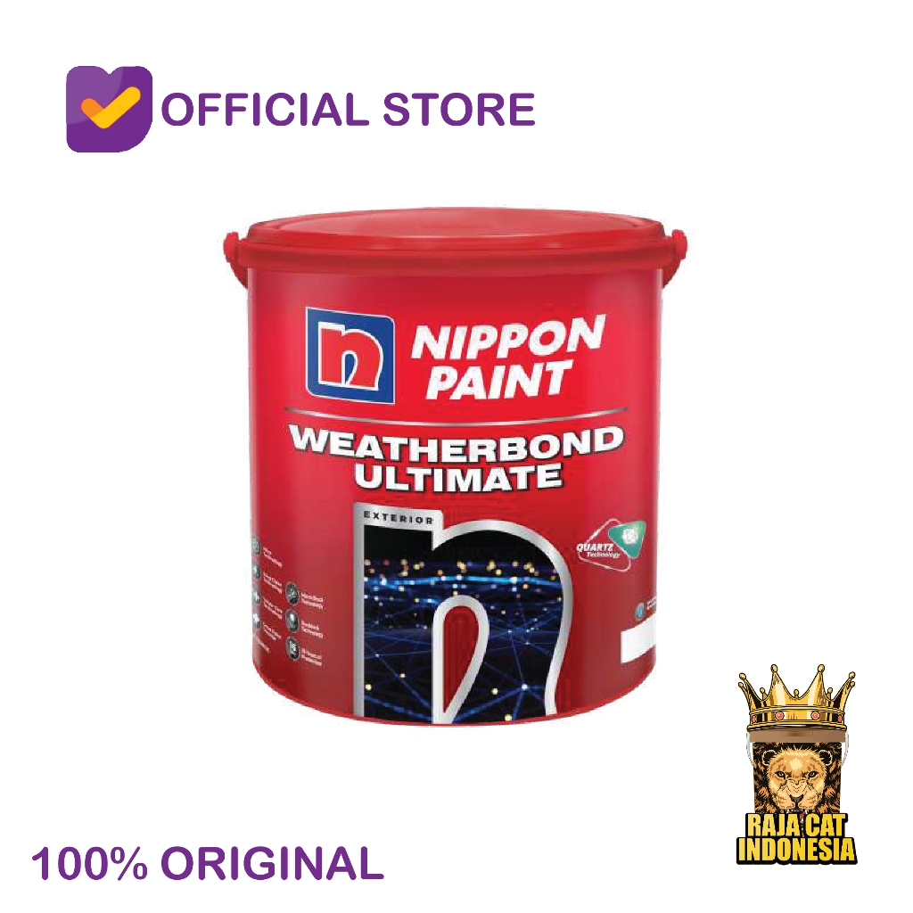 Jual NIPPON PAINT WEATHERBOND ULTIMATE 2,5 LITER // (WARNA TINTING BISA ...